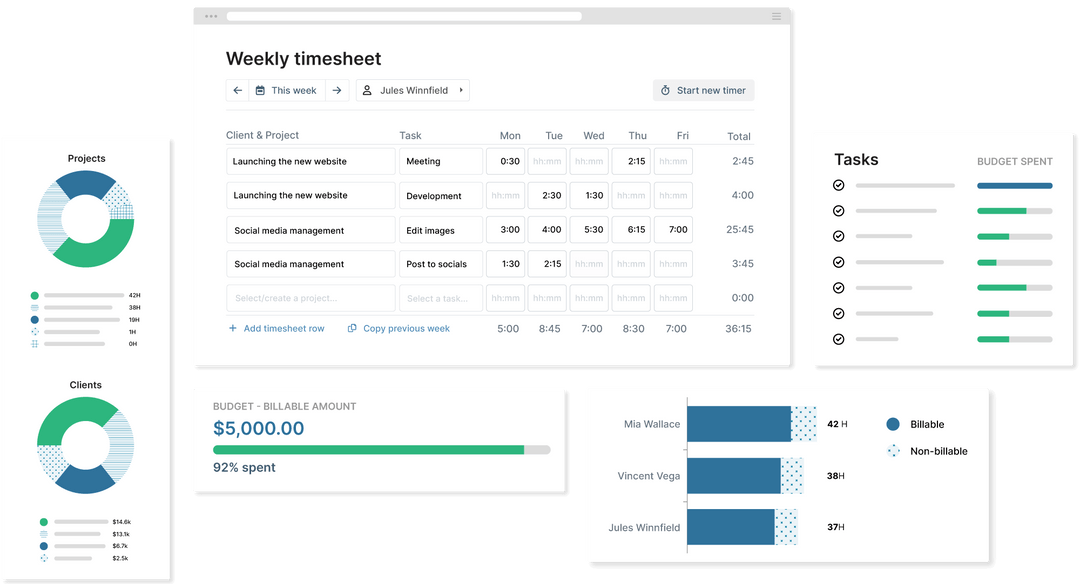 Free Time Tracking for your Projects and Tasks | My Hours