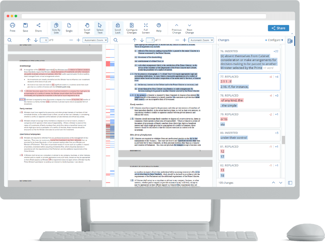 Document Comparison Software for Desktop - Draftable