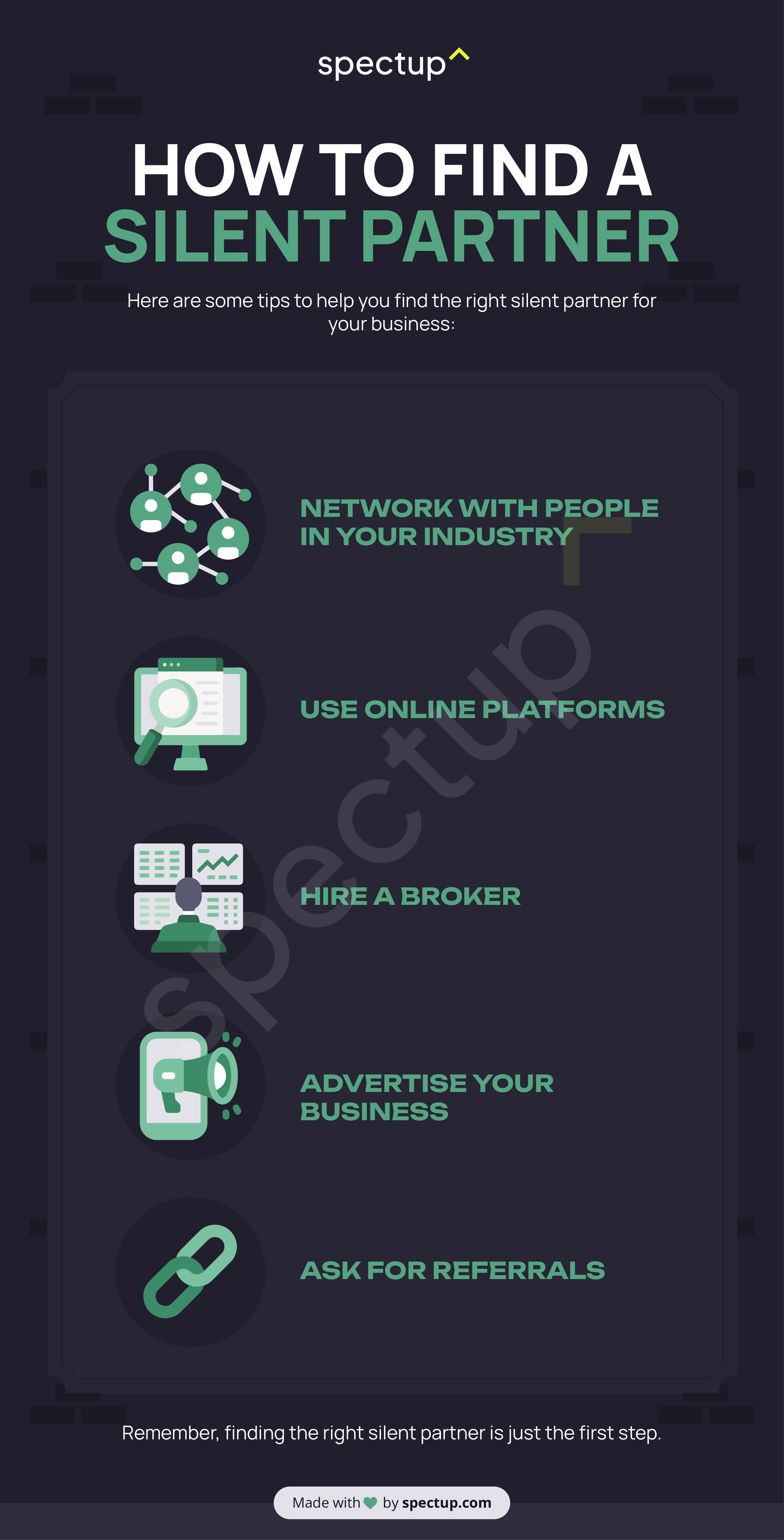 Inside the Deal: Silent Partner vs. Investor Contributions | spectup