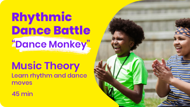 Resources: Rhythmic Dance Battle: Dance Monkey | Solfeg.io