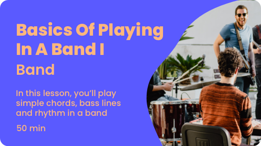 Resources: Basics of Playing in a Band I | Solfeg.io