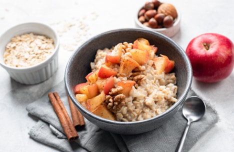 Maple Apple Protein Oatmeal - Myers Group Wellness