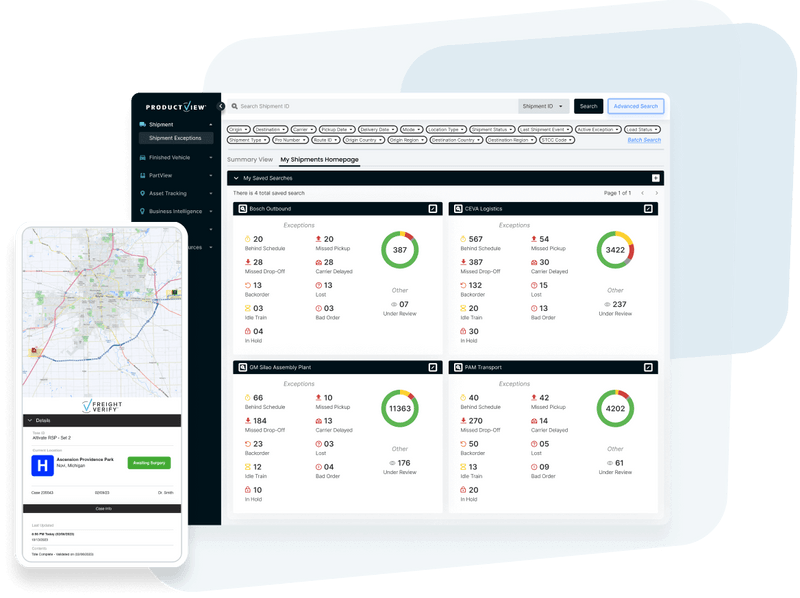 Real-time transportation supply chain visibility RTTV FreightVerify