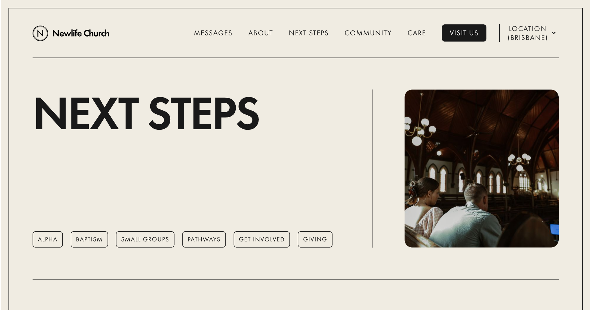 Next Steps | Newlife Church Brisbane
