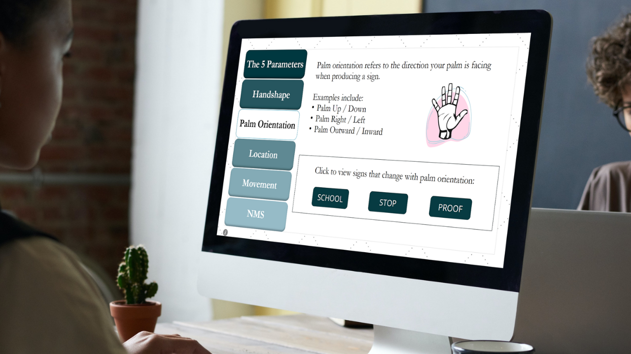 The 5 Parameters of American Sign Language by Monique DePlanche — eLearning Developer
