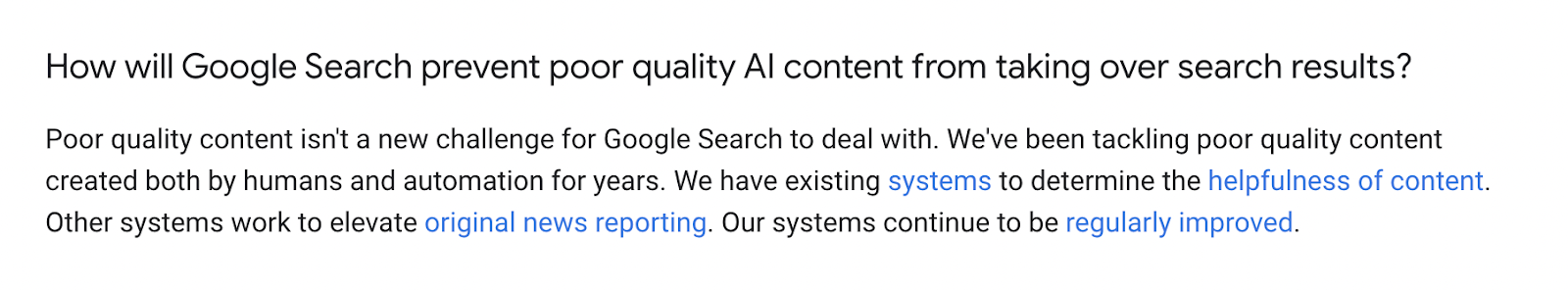 Google's Guidelines on AI-Generated Content (Updated April 2023)