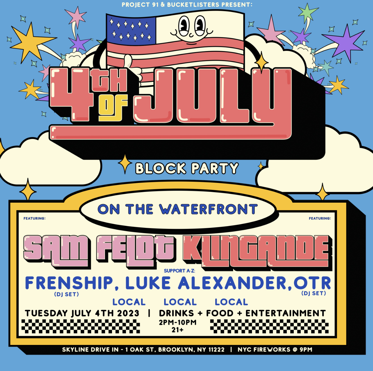 Project 91's July 4th New York City Block Party Festival