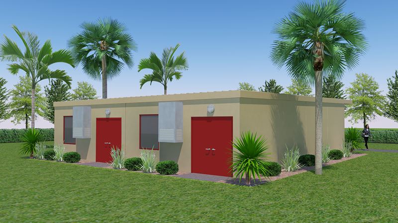 Modular Classrooms: Double Classroom, 24’ x 36’