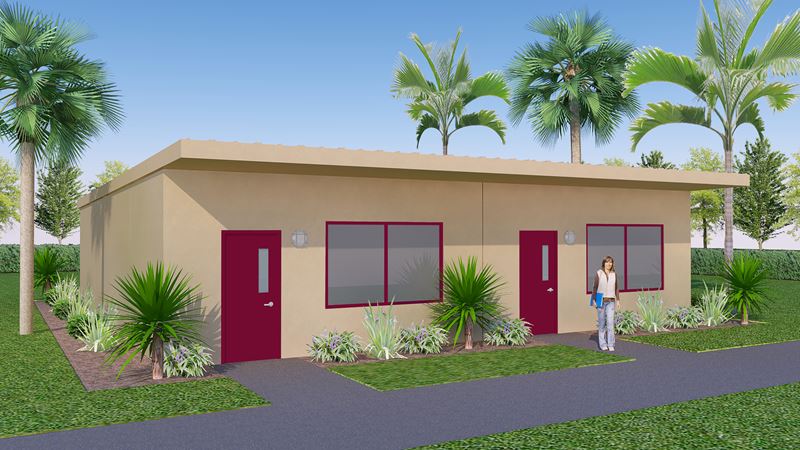 Modular Classrooms: Double Classroom, 24’ x 36’