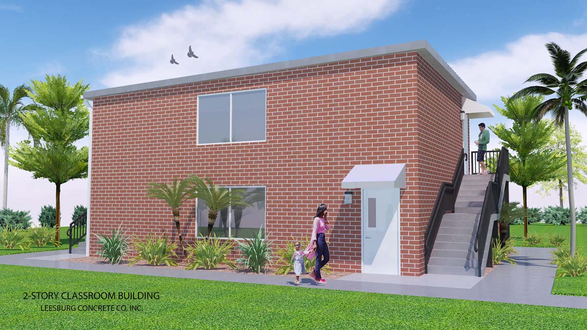 Modular Classrooms: 2 Story Double Classroom, 24' x 36'