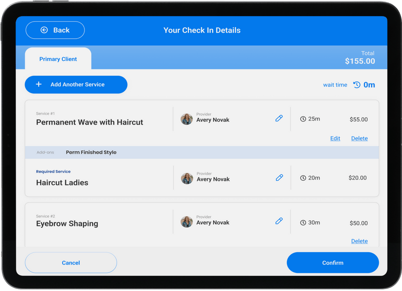 Self Check-In | SalonUltimate