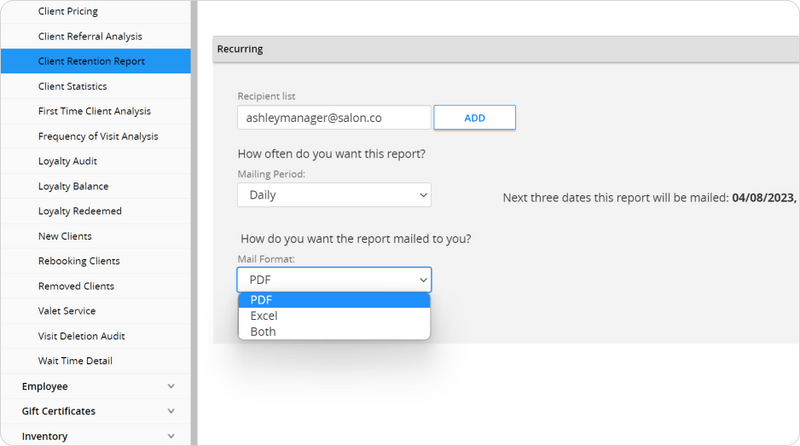 Reports | SalonUltimate