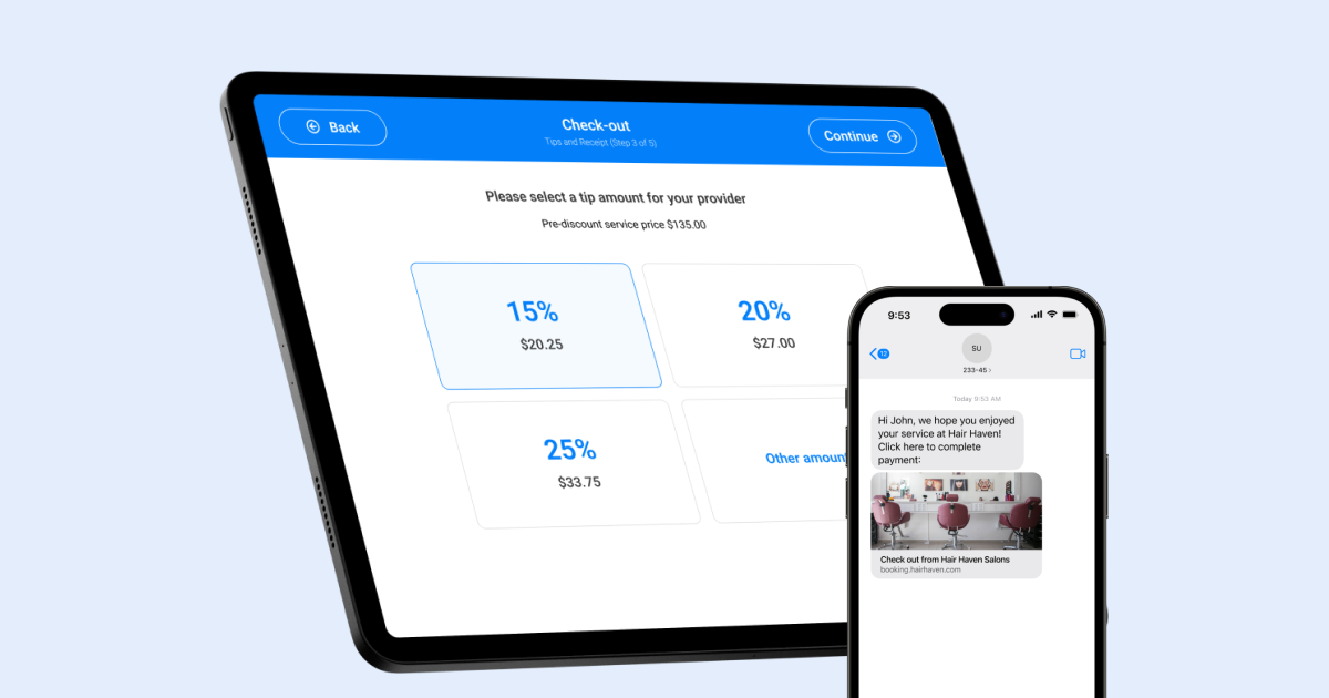 Guided and Self Check-Out | SalonUltimate