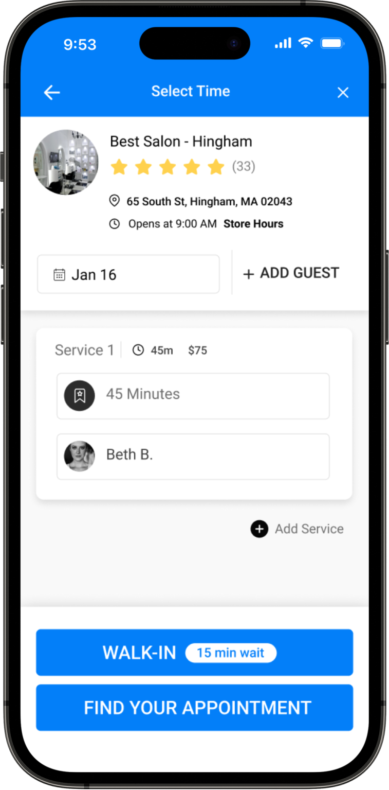 Online Booking | SalonUltimate