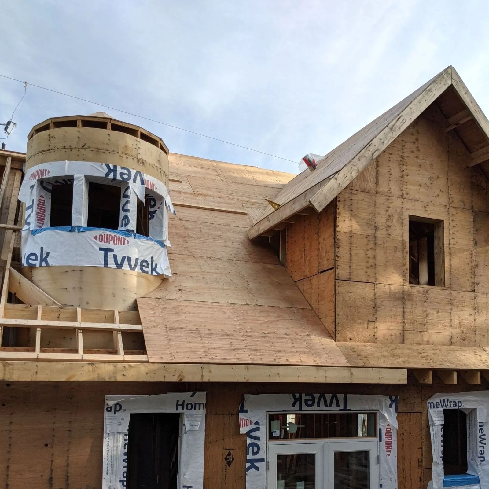 Custom Curved Dormer Inspired by Gingerbread Turrets