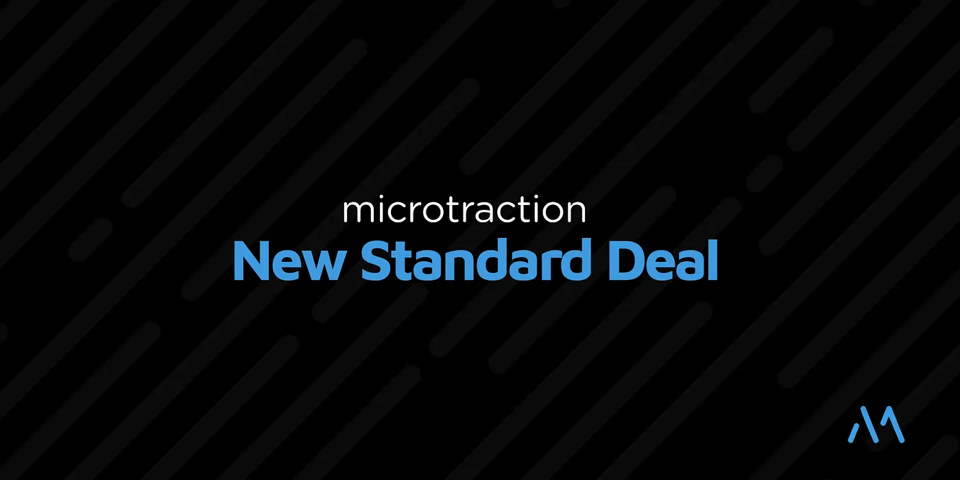 Microtraction: New Standard Deal