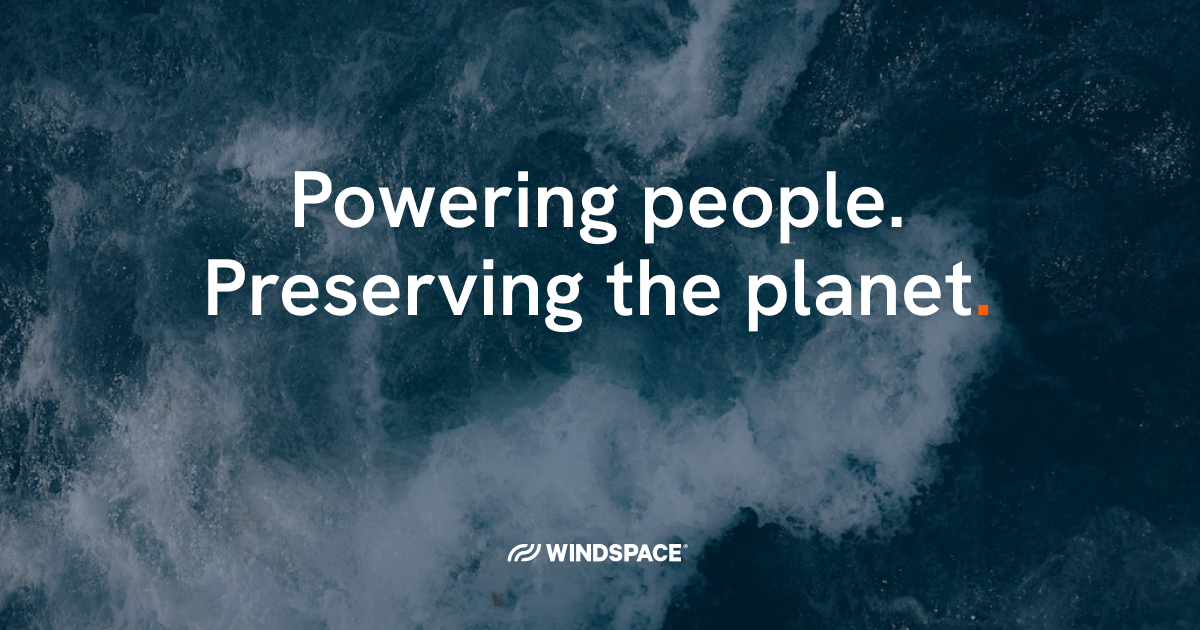 Windspace. Powering people - Preserving the planet.