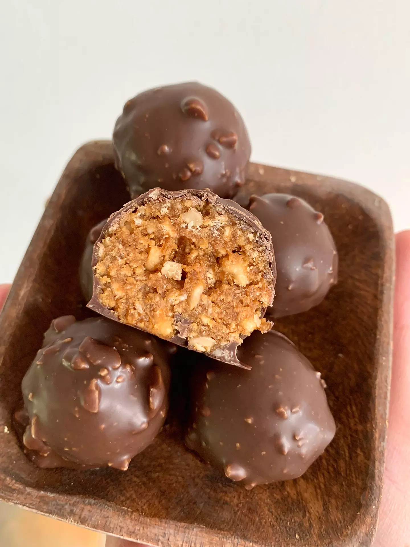 Receta de Bombones oknutriwhite