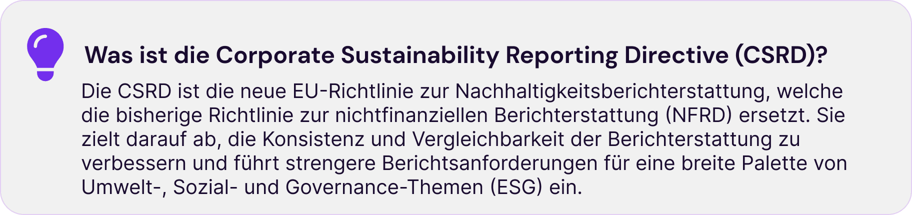 CSRD: Bereiten Sie sich jetzt auf die Erfüllung der Anforderungen vor
