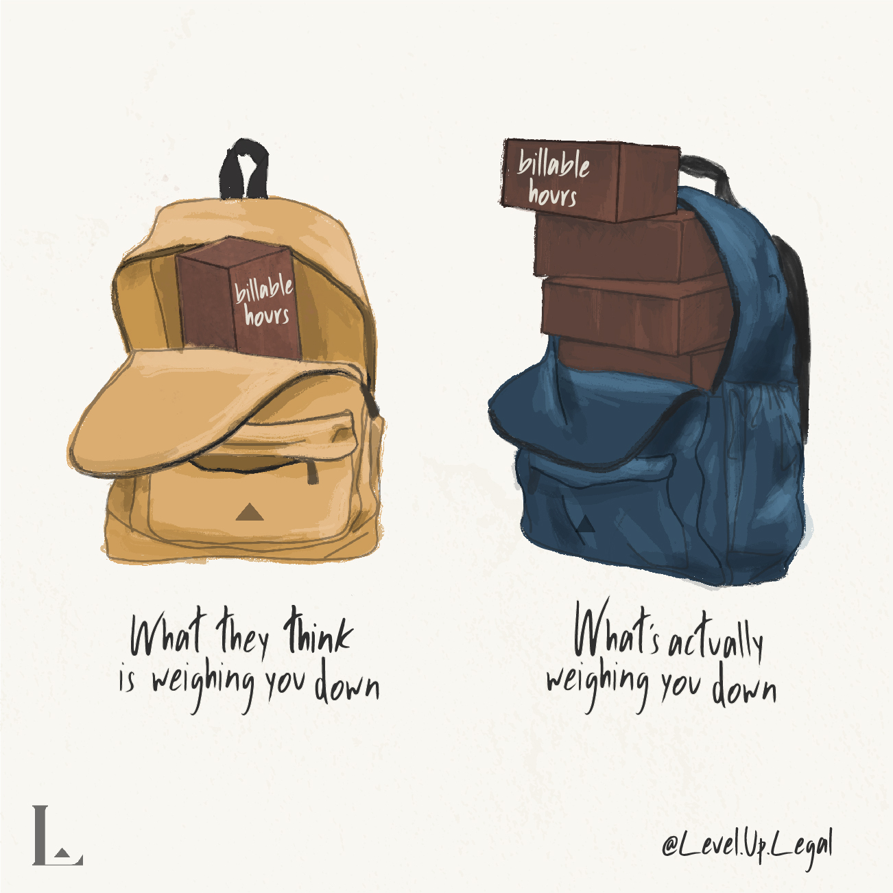 Level Up Legal Illustration Series - Illustration by Instinct Design Co.