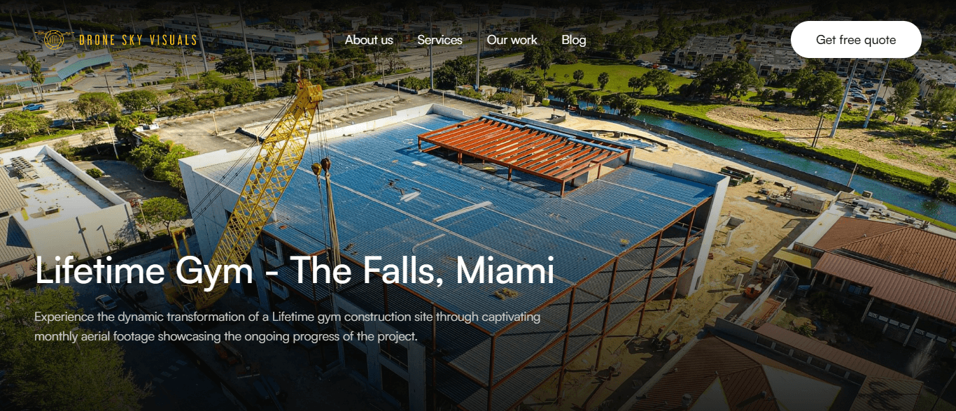 Lifetime Gym | Drone Sky Visuals