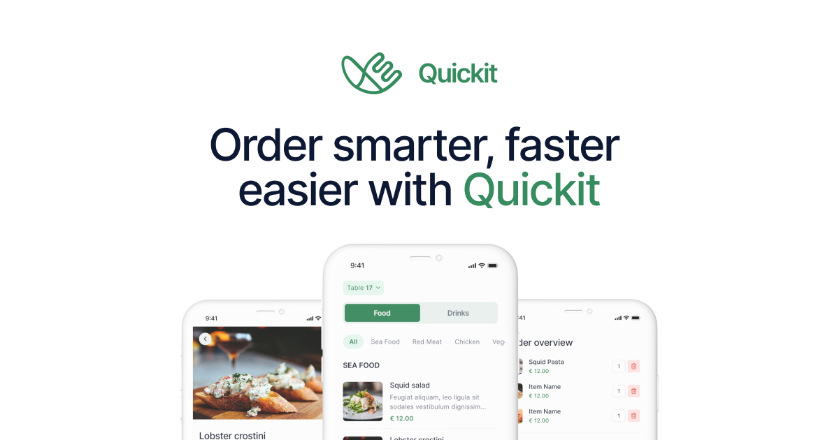 Order smarter, faster easier with Quickit