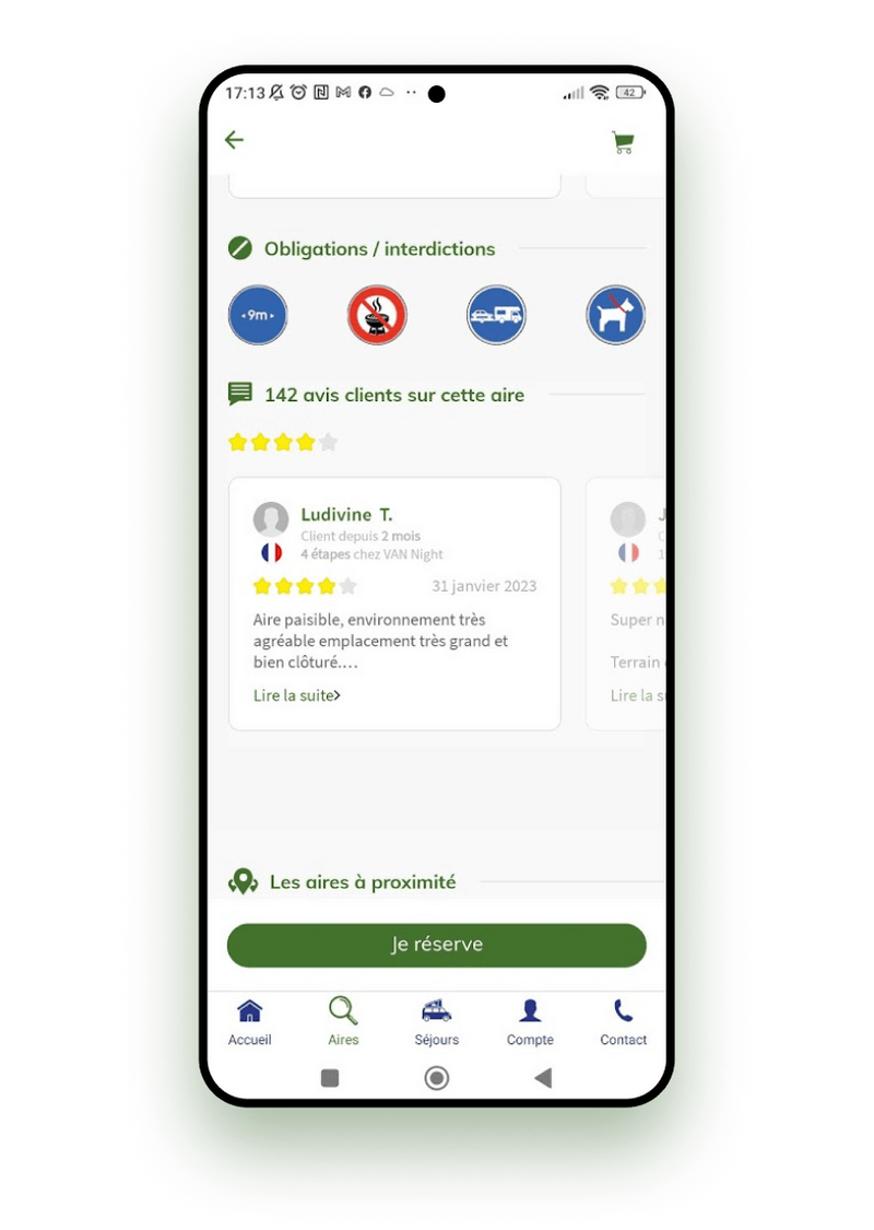 VAN Night - Trouvez et réservez le spot de vos envies