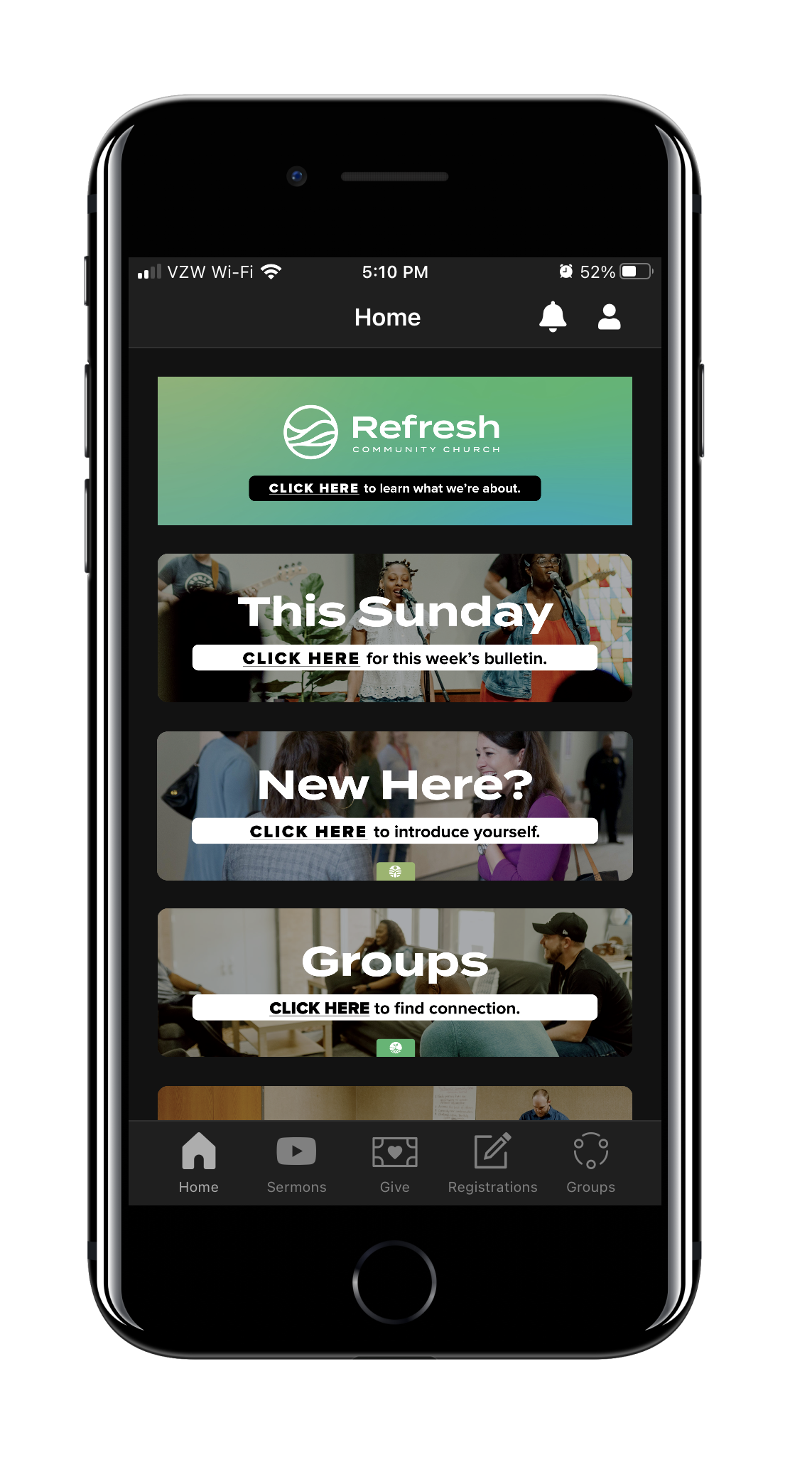Church Center App | Refresh Community Church