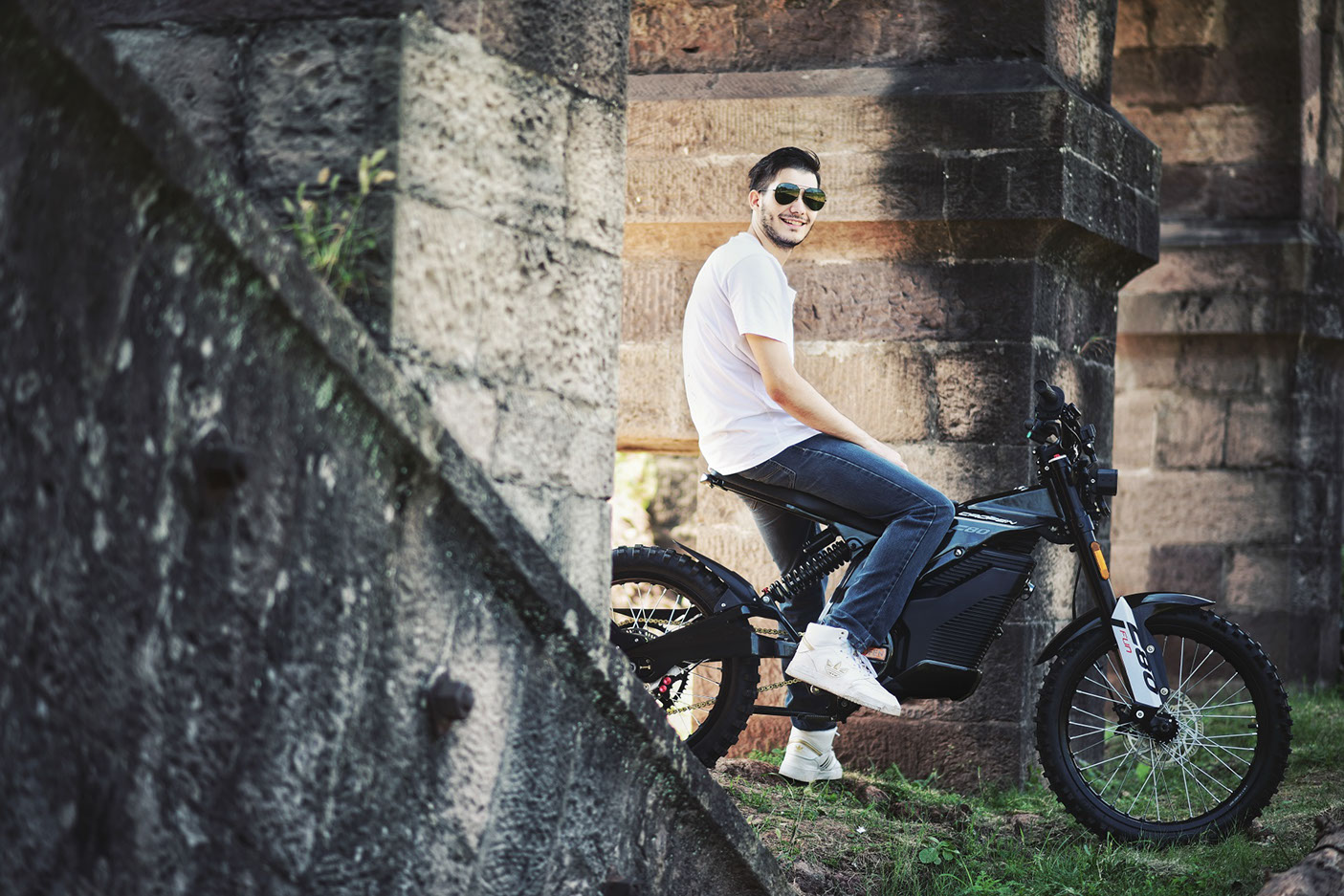 Caofen F80L Electric Enduro Bike / F80 Electric Moped - CaofenUK