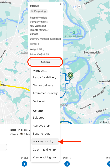 Priority Stops - Roundtrip - Help Center