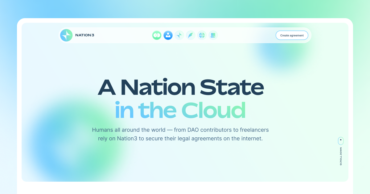 Nation3 | A Nation State in the Cloud