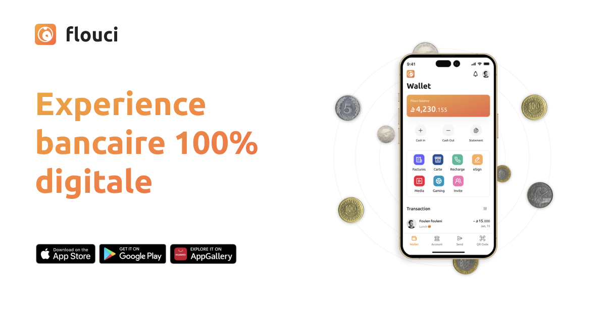 Experience bancaire 100% digitale, enfin.