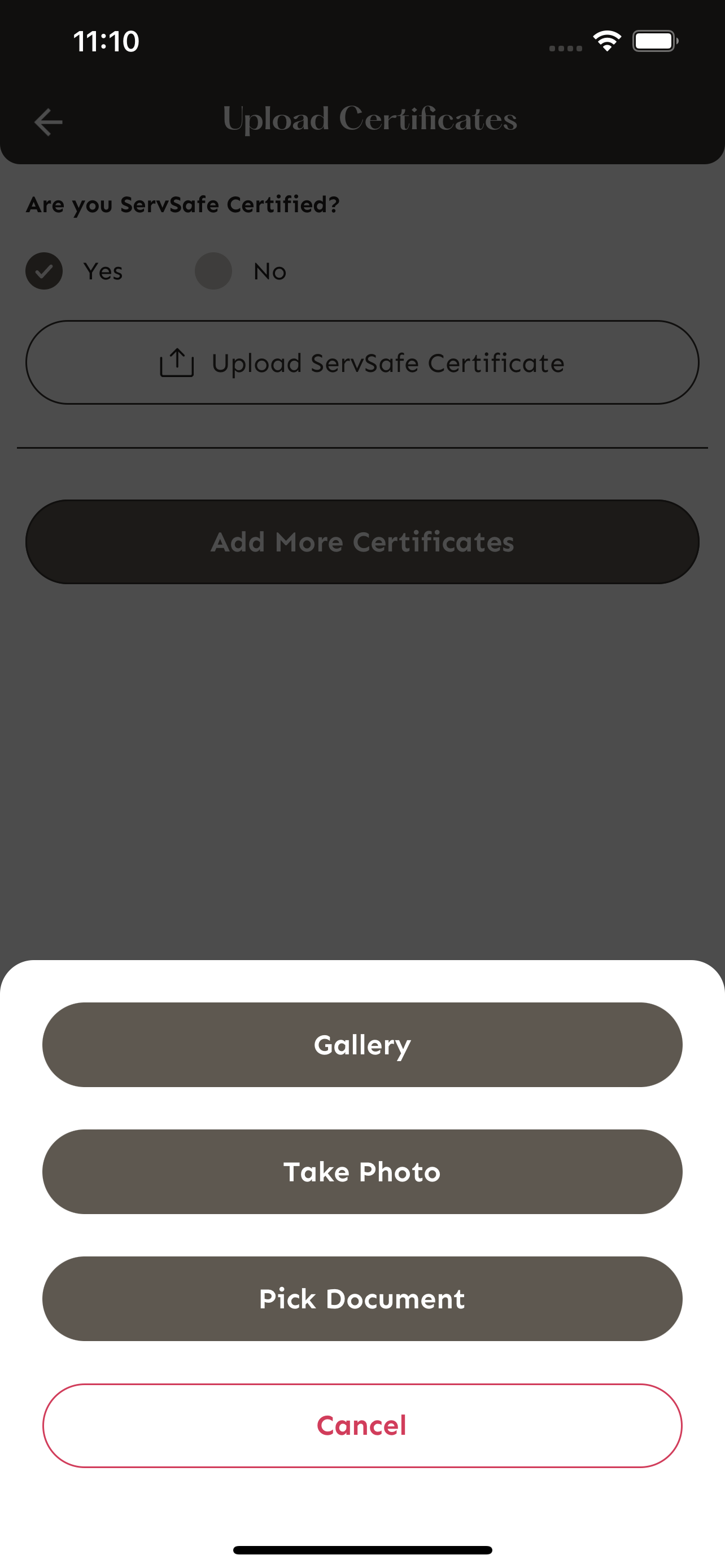 How do I add certificates to my profile?