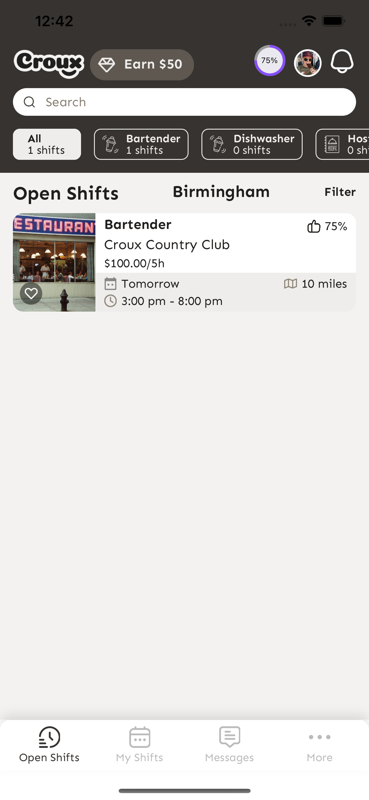 How can I see what shifts are available?