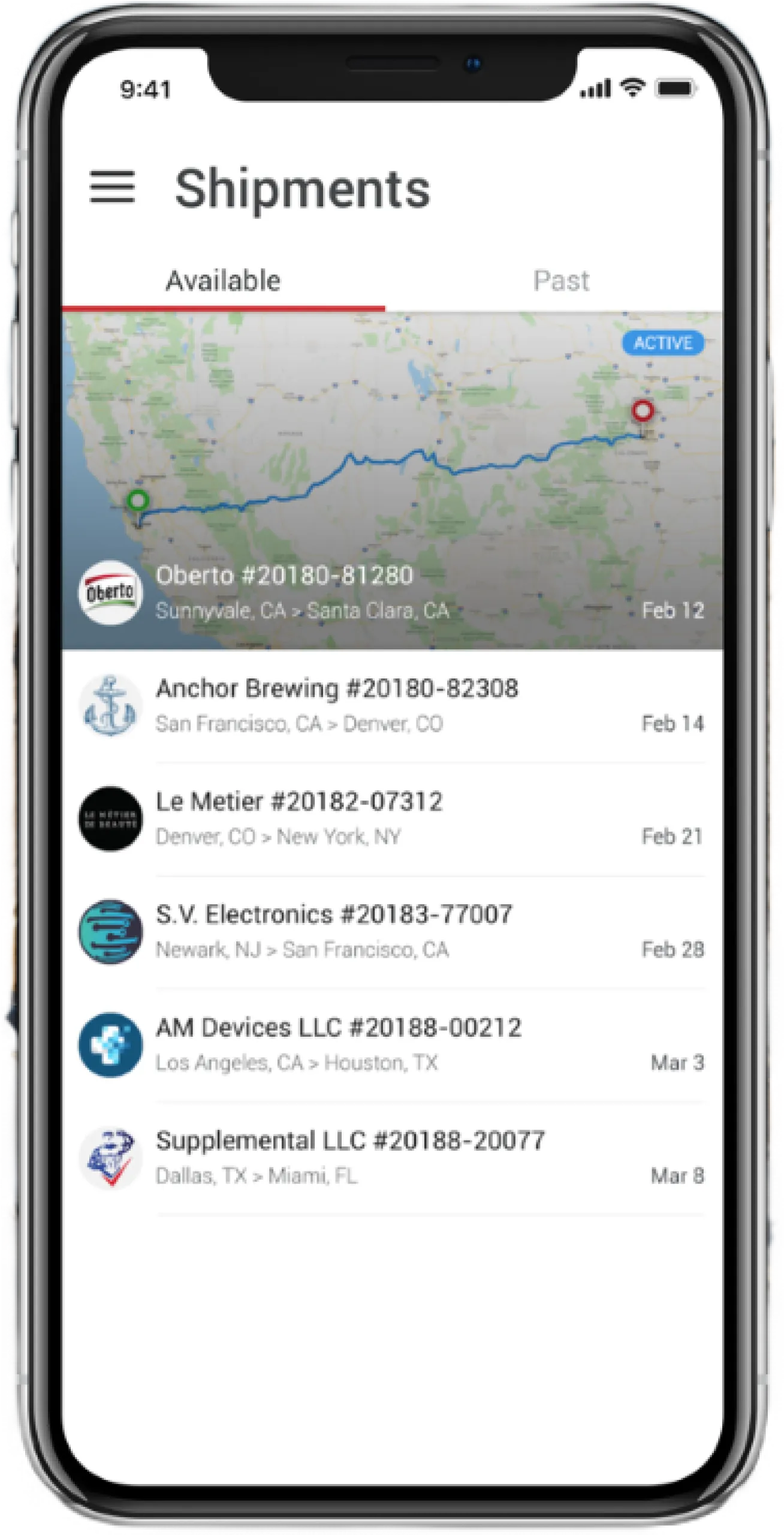 Pace Logistics - Carriers