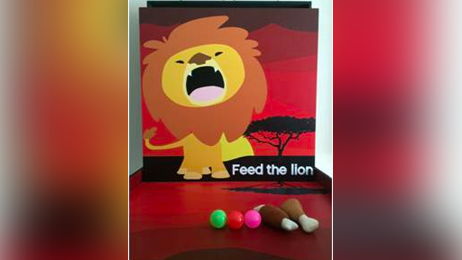 Feed The Lion Carnival Game Rental Singapore | FunCo