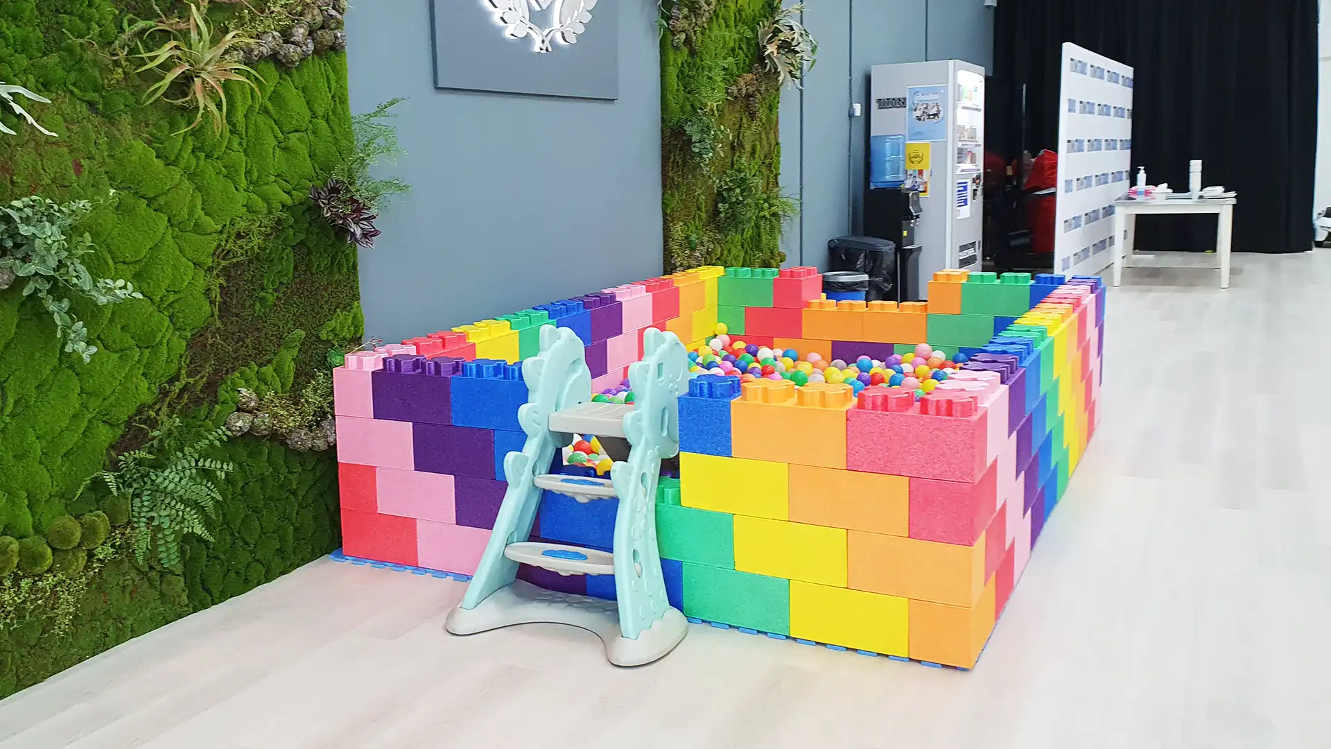 Rainbow Lego Ball Pit Rental Singapore | FunCo
