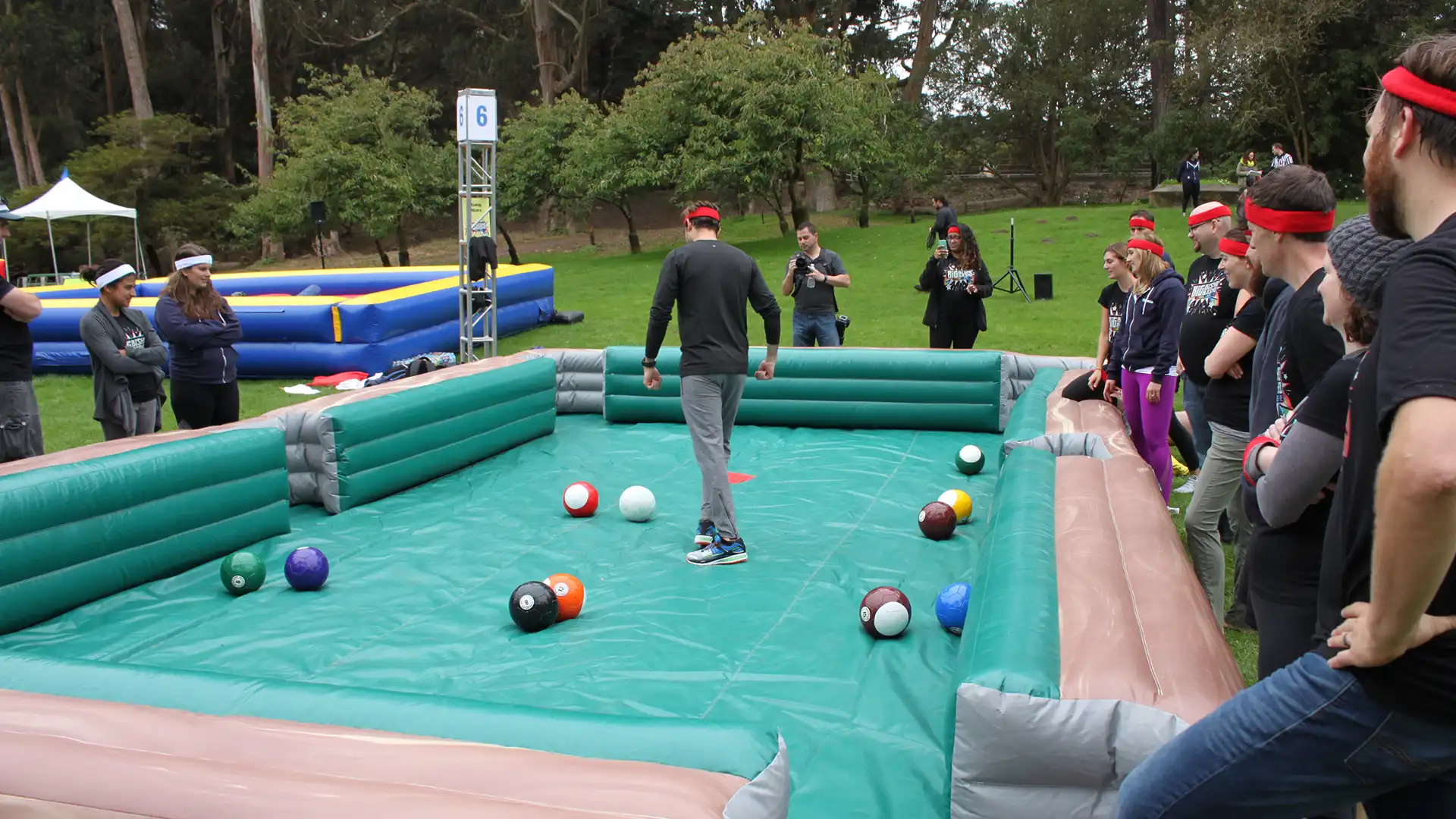 Giant Pool Table Carnival Game Rental Singapore | FunCo