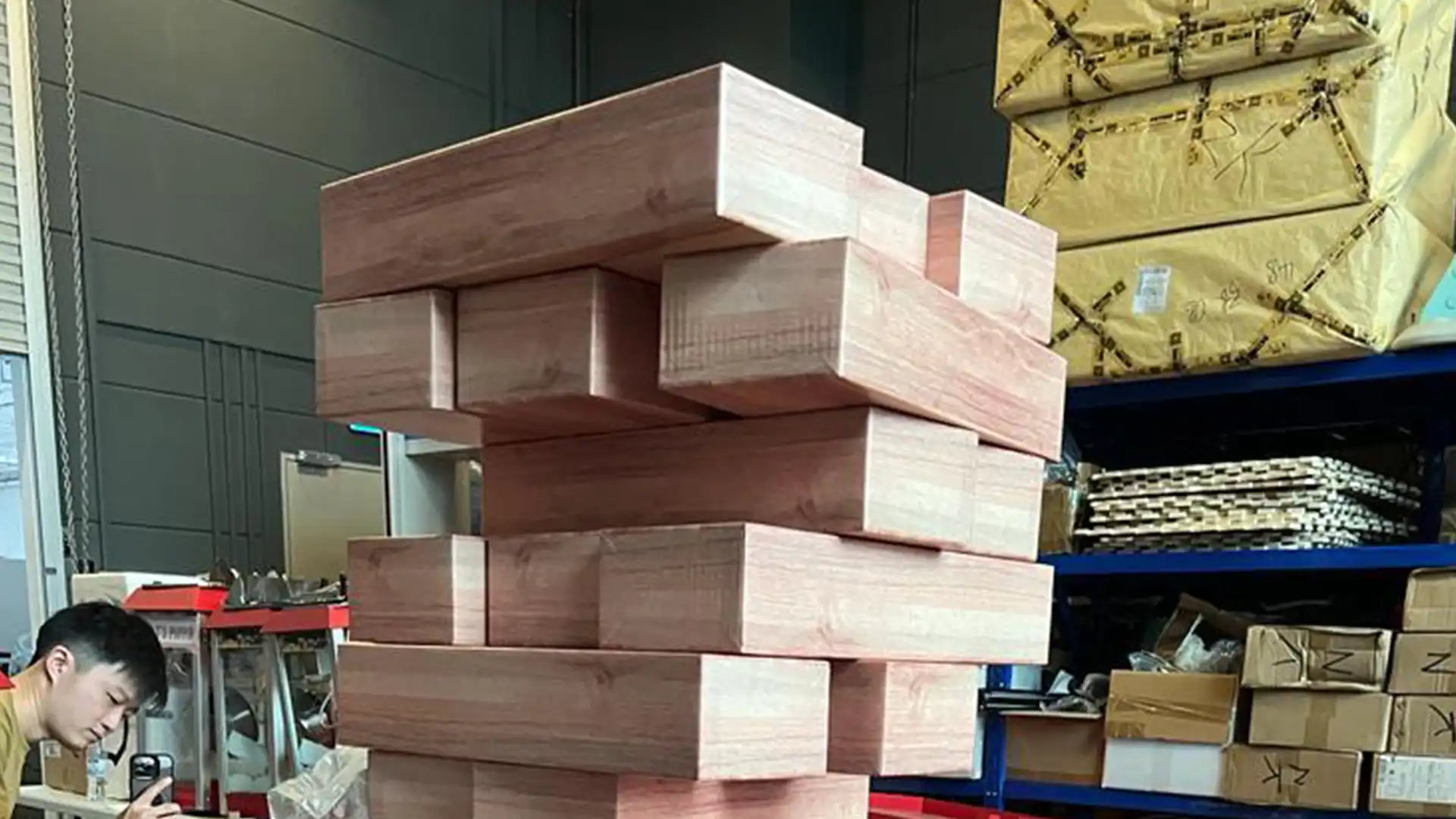 Giant Jenga (Life Size) Rental Singapore | FunCo