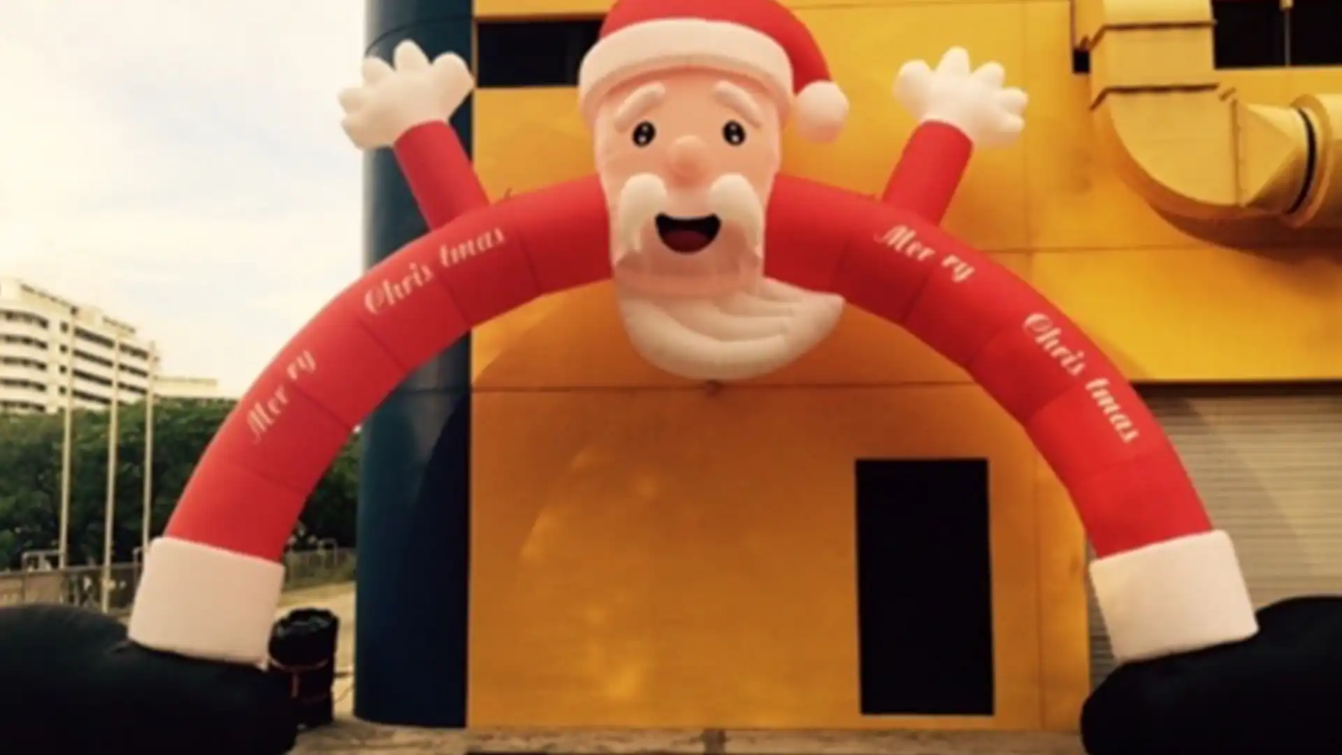 Santa Inflatable Arch Event Decoration Singapore | FunCo