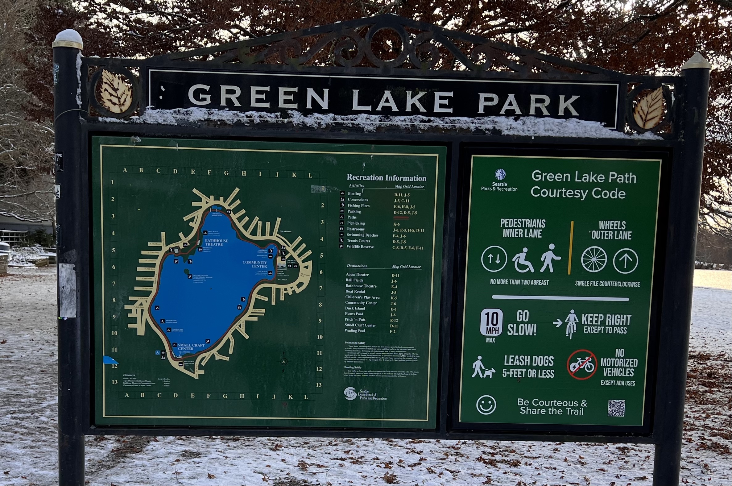 Green Lake Wayfinding