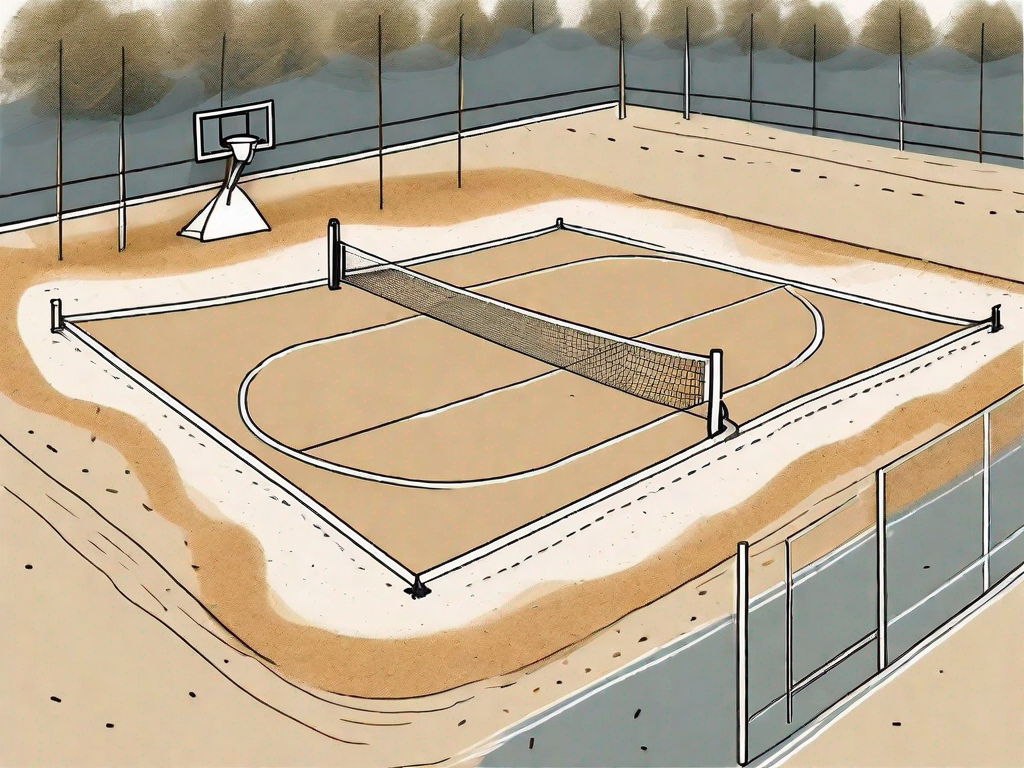 Can Crushed Stone Be Used For A Border for a Sand Volleyball Court ...