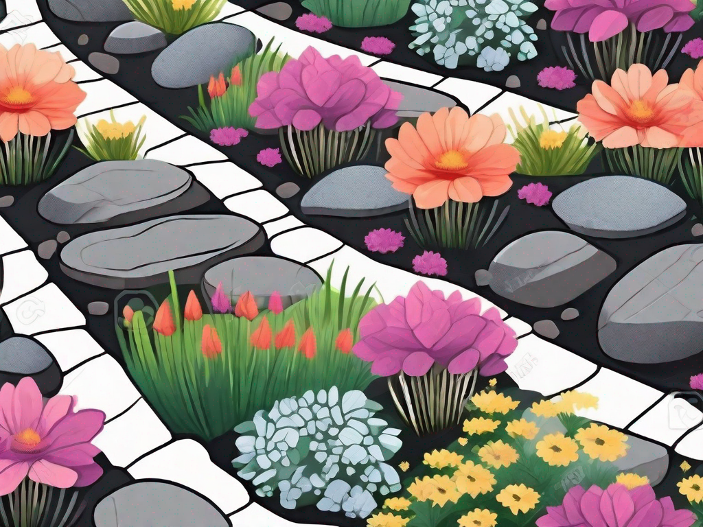 Using Basalt for Decorative Garden Borders - Hello Gravel