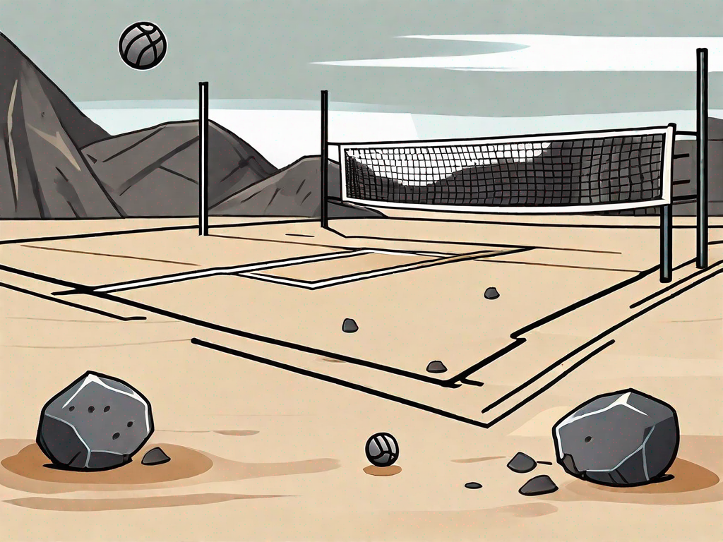 Can Basalt Be Used For A Border for a Sand Volleyball Court Project ...
