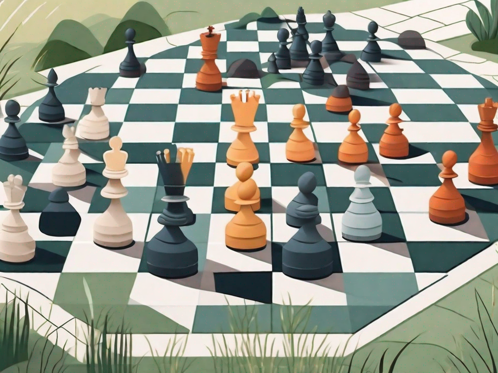 Creating a DIY Outdoor Chess or Checkerboard Area with Shale - Hello Gravel