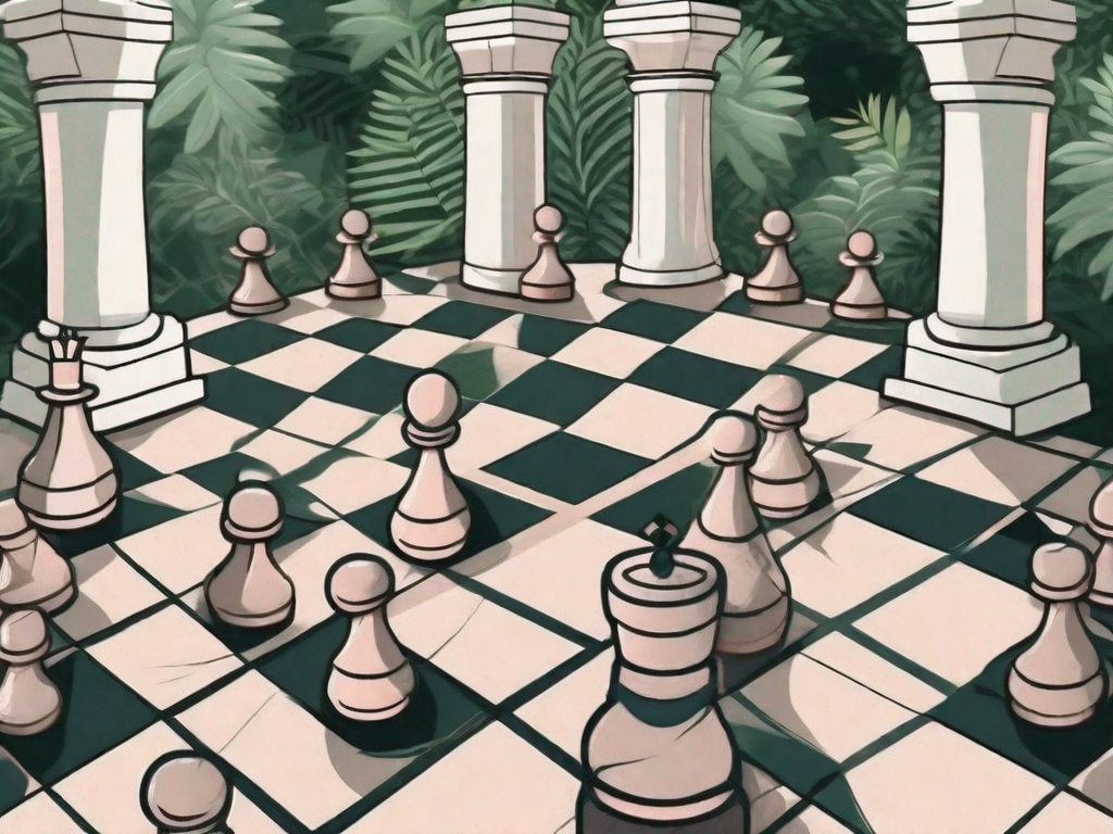 Creating a DIY Outdoor Chess or Checkerboard Area with Coral Rock ...