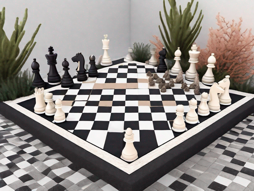 Creating a DIY Outdoor Chess or Checkerboard Area with Crushed Coral ...