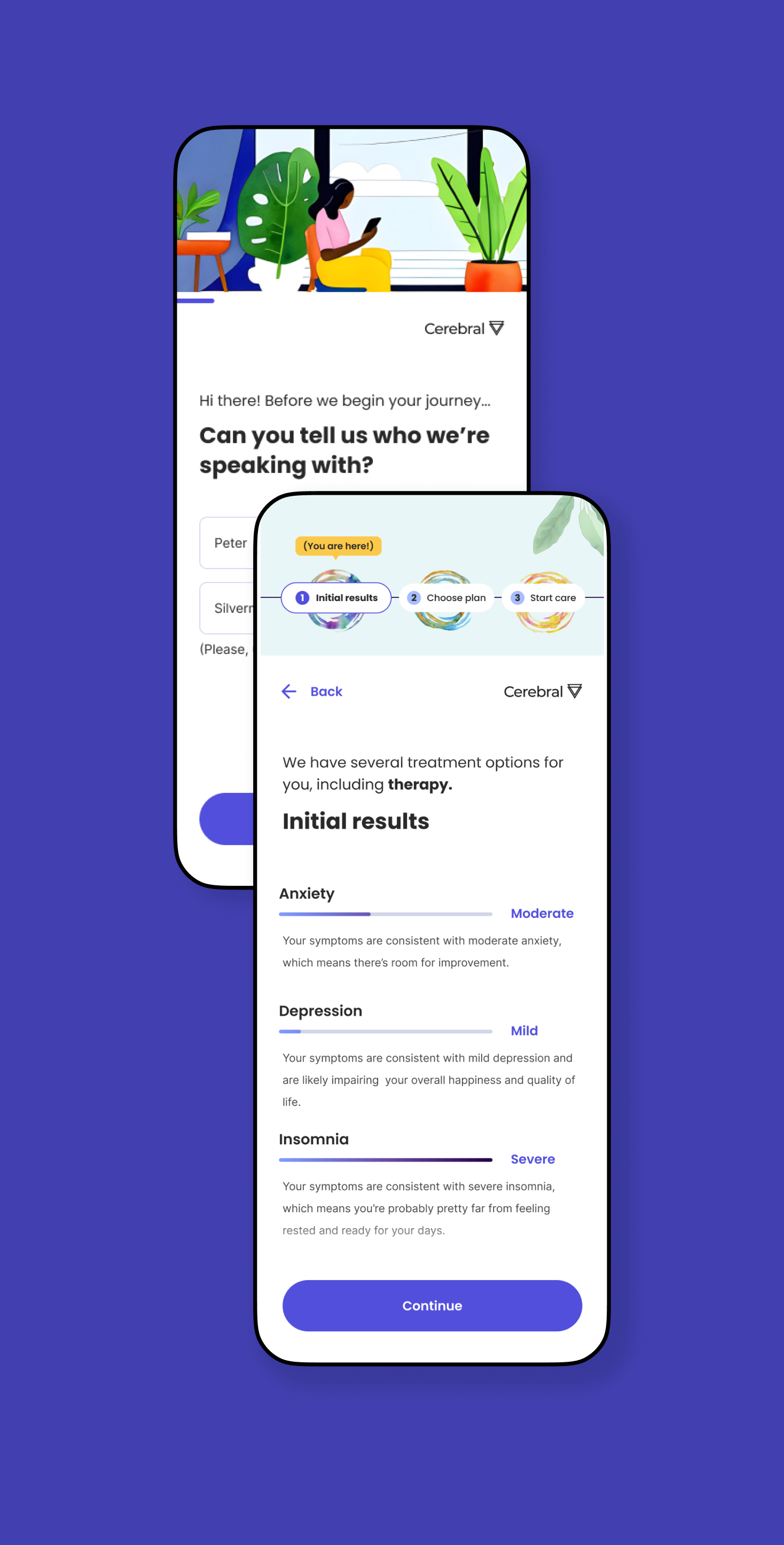 Personalized Mental Health Sign-up Journey