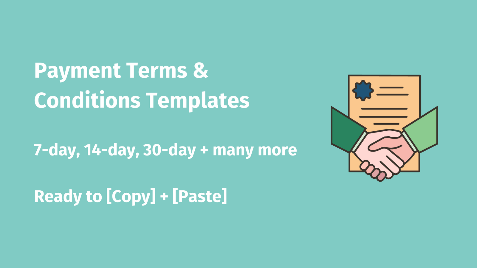 Payment Terms and Conditions Templates (That you can copy!)