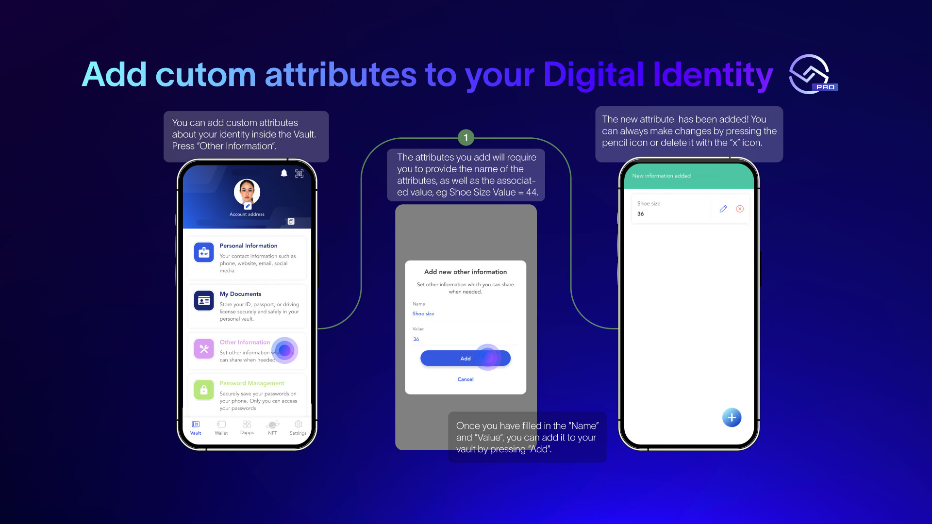 How to: add custom attributes to your digital identity